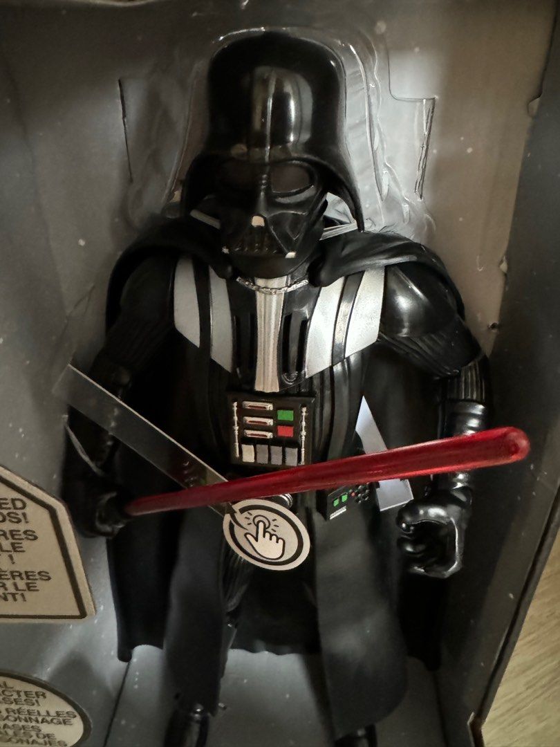 Brand New Disney Store Star Wars Power Force Darth Vader Talking Action ...