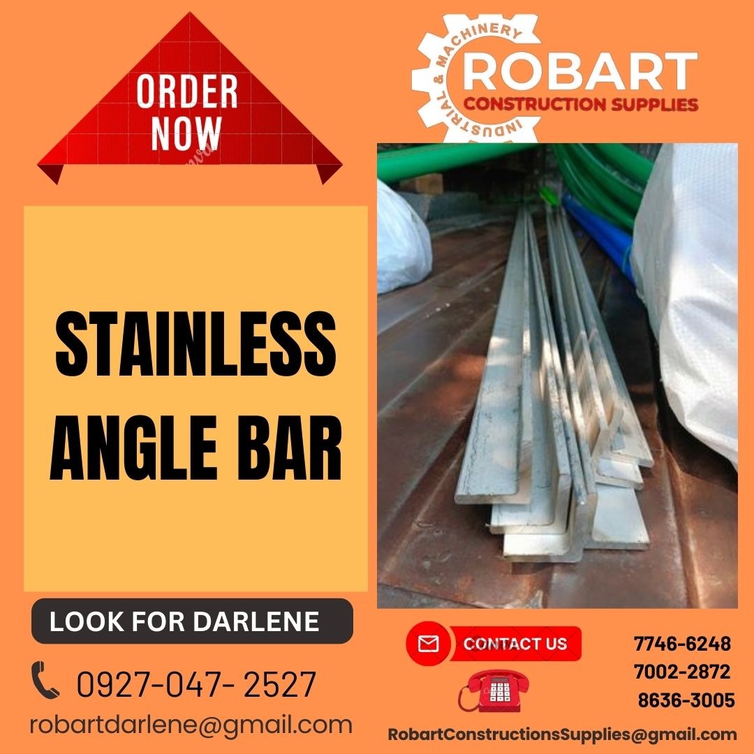 BRANDNEW STAINLESS ANGLE BAR, Commercial & Industrial, Construction ...