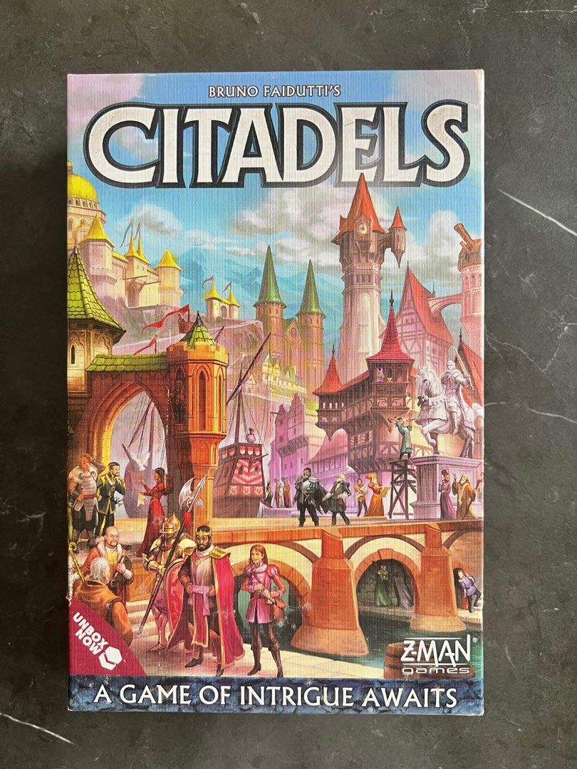 Bruno Faidutti’s Citadels Board Game, Hobbies & Toys, Toys & Games on Carousell