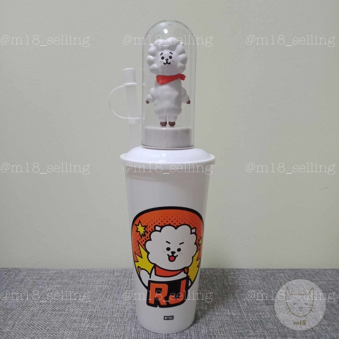BT21 RJ CGV MOODLIGHT TUMBLER (BTS JIN SEOKJIN), Hobbies & Toys ...