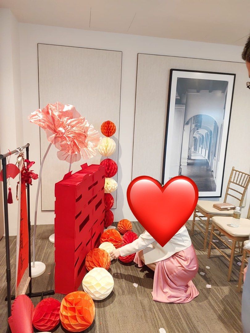 Giant Xi Backdrop Photo Chinese Wedding decoration, Hobbies & Toys ...