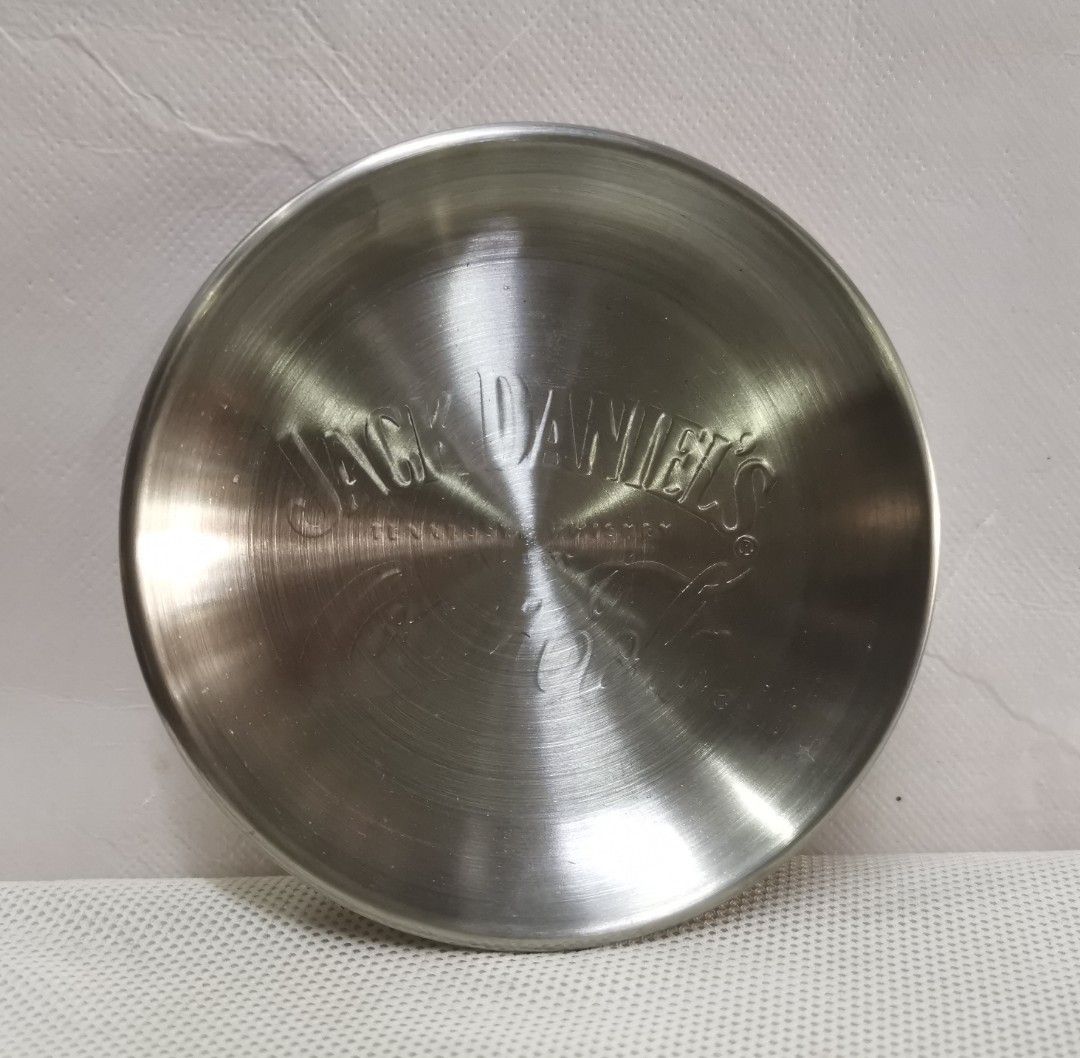 Coca cola coke Jack Daniels coaster stainless tray Japanese Limited ...