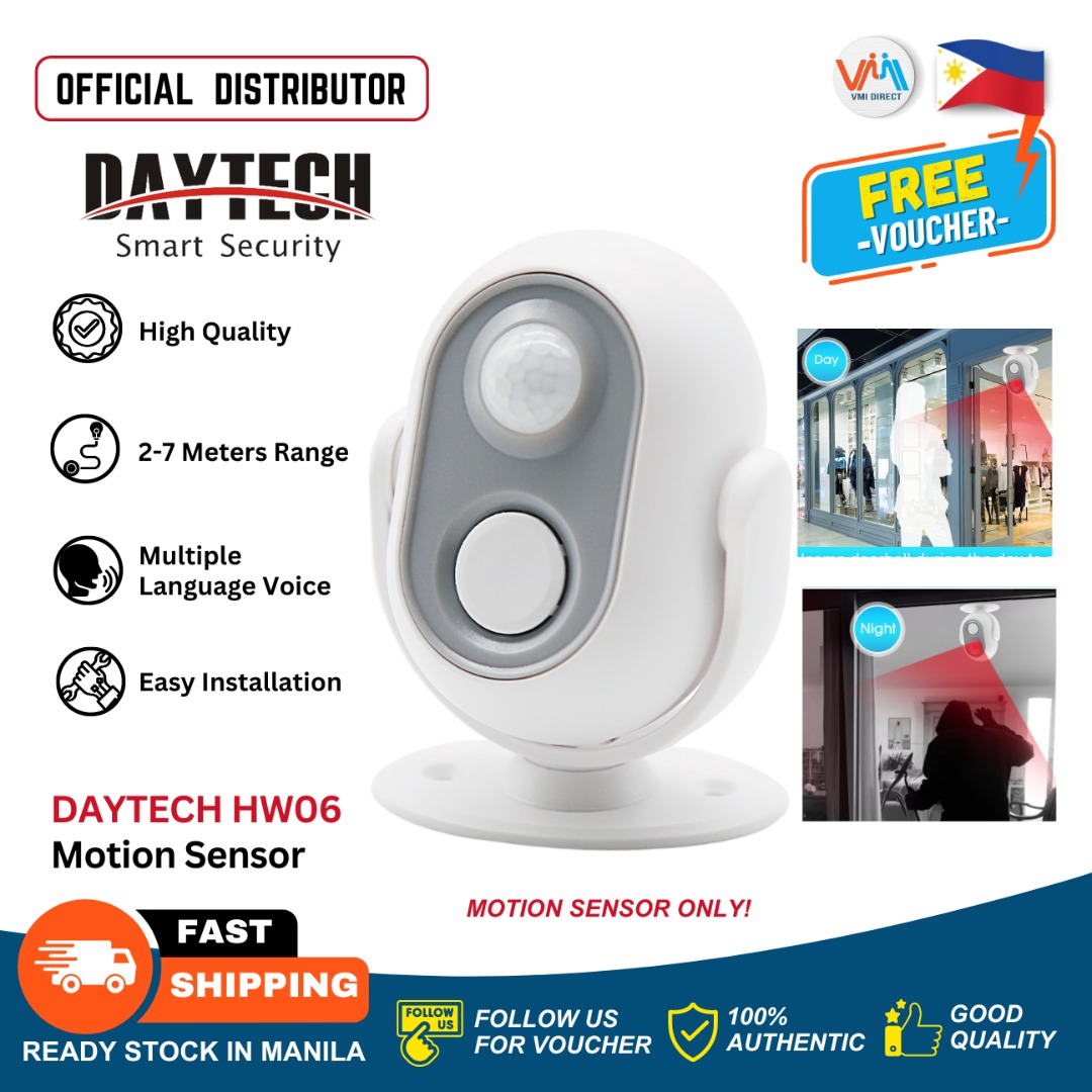 Daytech HW03 HW06 Caregiver Pager Motion Sensor Alert System Wireless ...