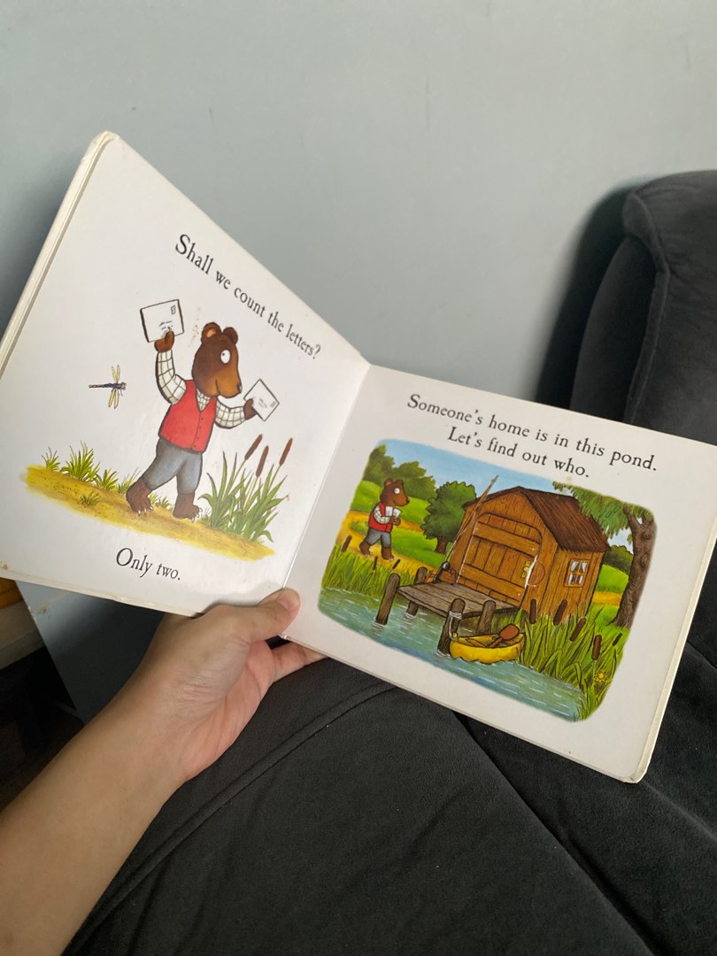 Declutter Postman Bear Julia Donaldson Lift the flap book, Hobbies ...