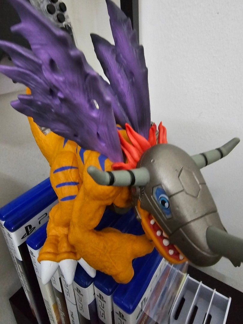 Digimon metal greymon figure, Hobbies & Toys, Toys & Games on Carousell