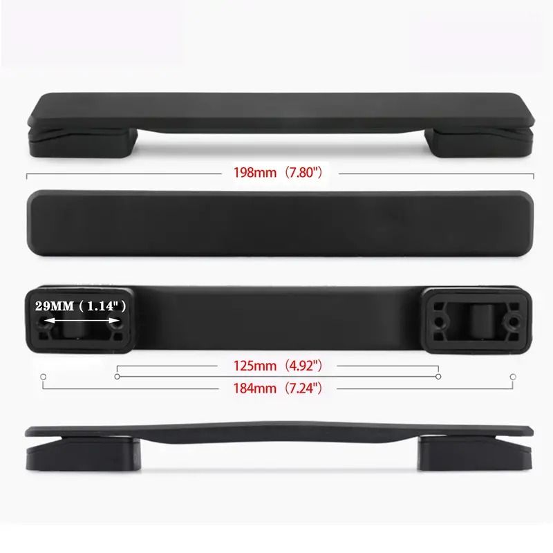 DIY fix your broken ELLE brand luggage handle, 4 screws to remove, new ...