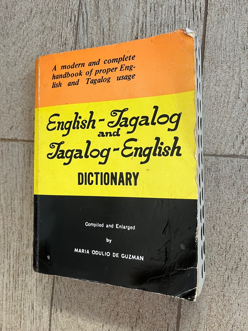 English-Tagalog Dictionary, Hobbies & Toys, Books & Magazines ...
