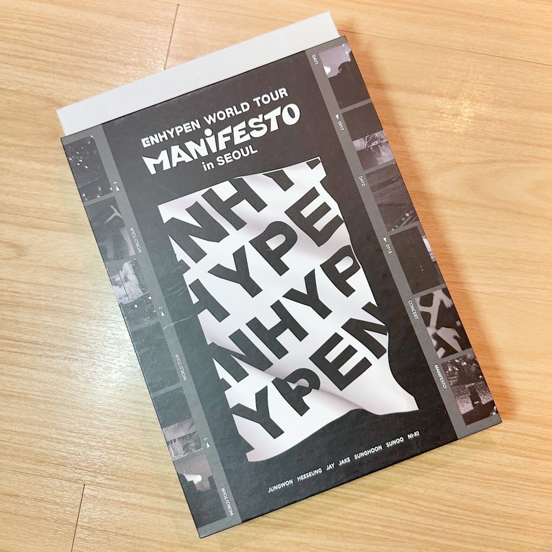 Enhypen World Tour Manifesto in Seoul DVD, Hobbies & Toys, Memorabilia ...
