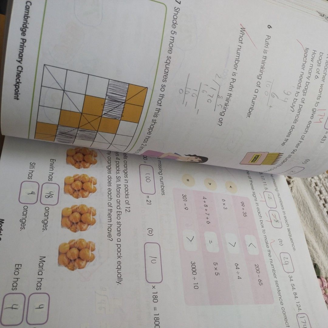 Excel in mathematics 4a workbook, Buku & Alat Tulis, Buku di Carousell