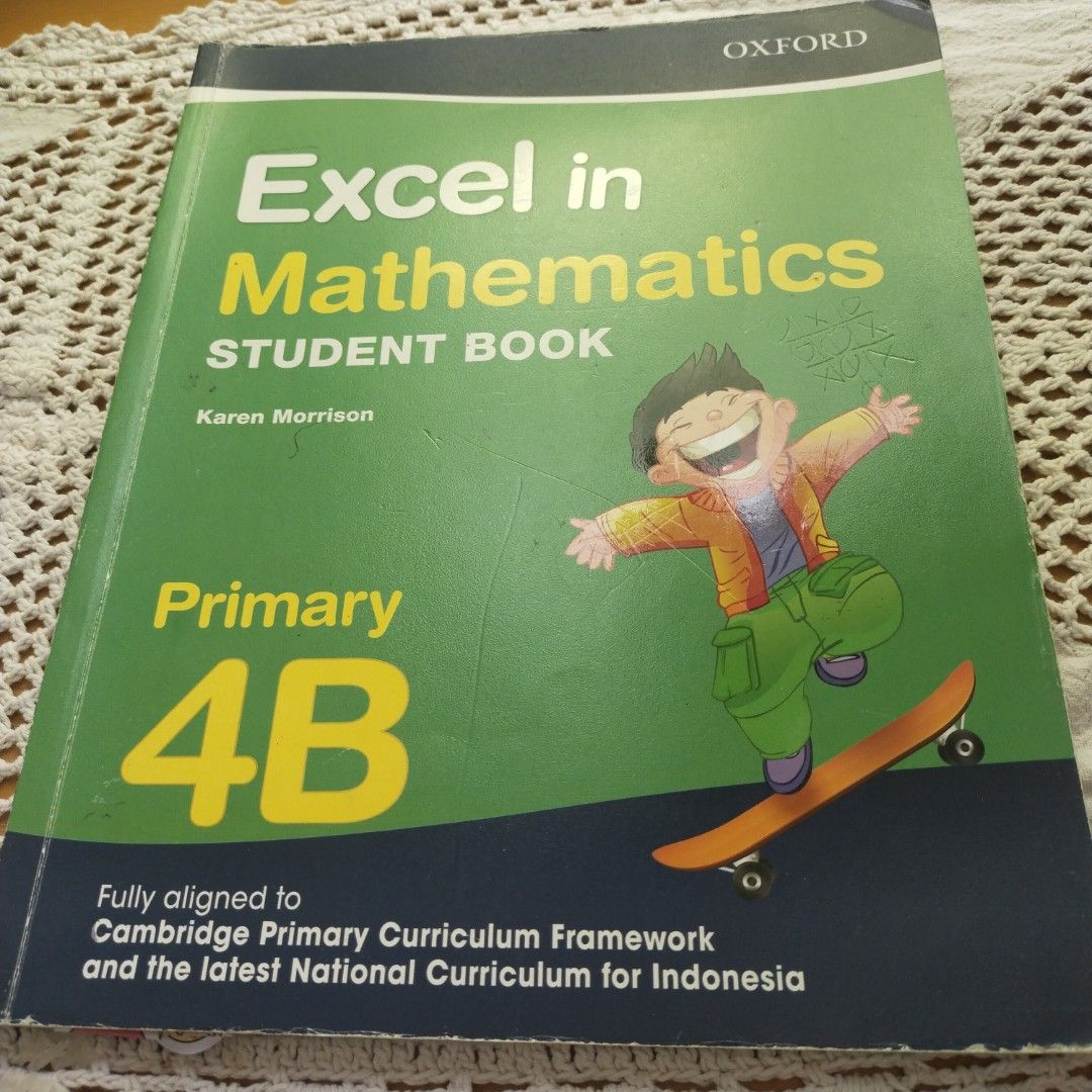 Excel in mathematics 4b student book, Buku & Alat Tulis, Buku di Carousell