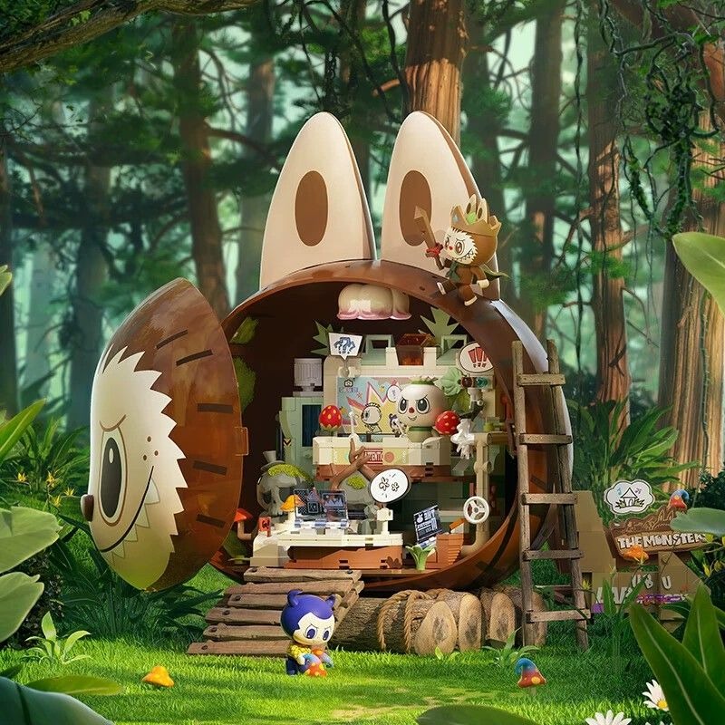 [EXCLUSIVE] POPMART LABUBU THE MONSTERS LEGO MONSTER BLOCKS FOREST ...