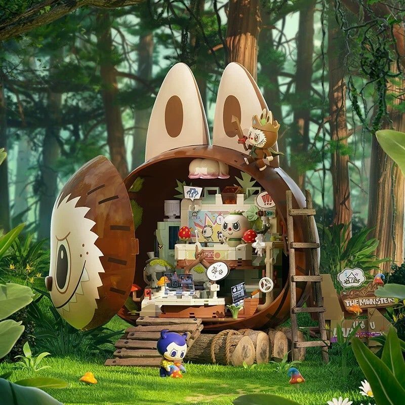 [EXCLUSIVE] POPMART LABUBU THE MONSTERS LEGO MONSTER BLOCKS FOREST ...