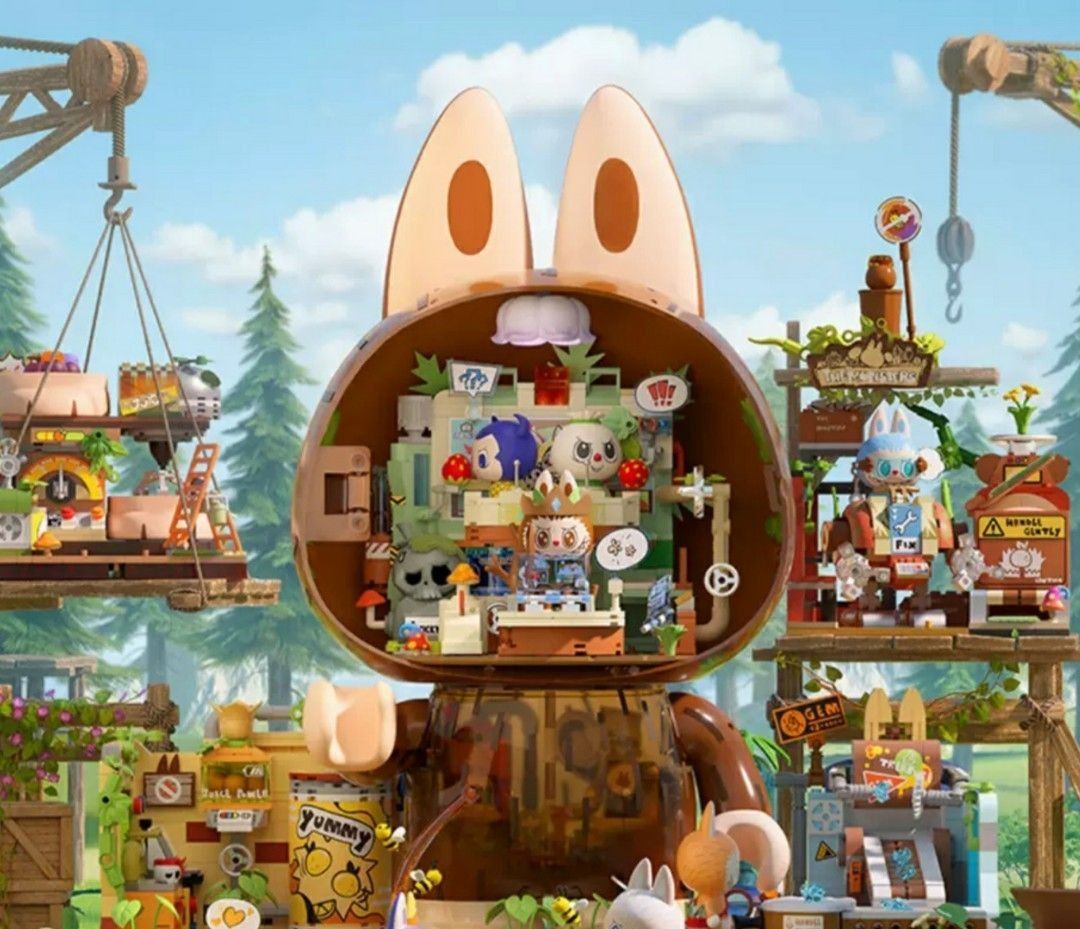 [EXCLUSIVE] POPMART LABUBU THE MONSTERS LEGO MONSTER BLOCKS FOREST ...