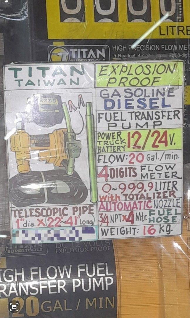 EXPLOSION PROOF GASOLINE / DIESEL FUEL TRANSFER PUMP PUMPS WITH FLOW ...
