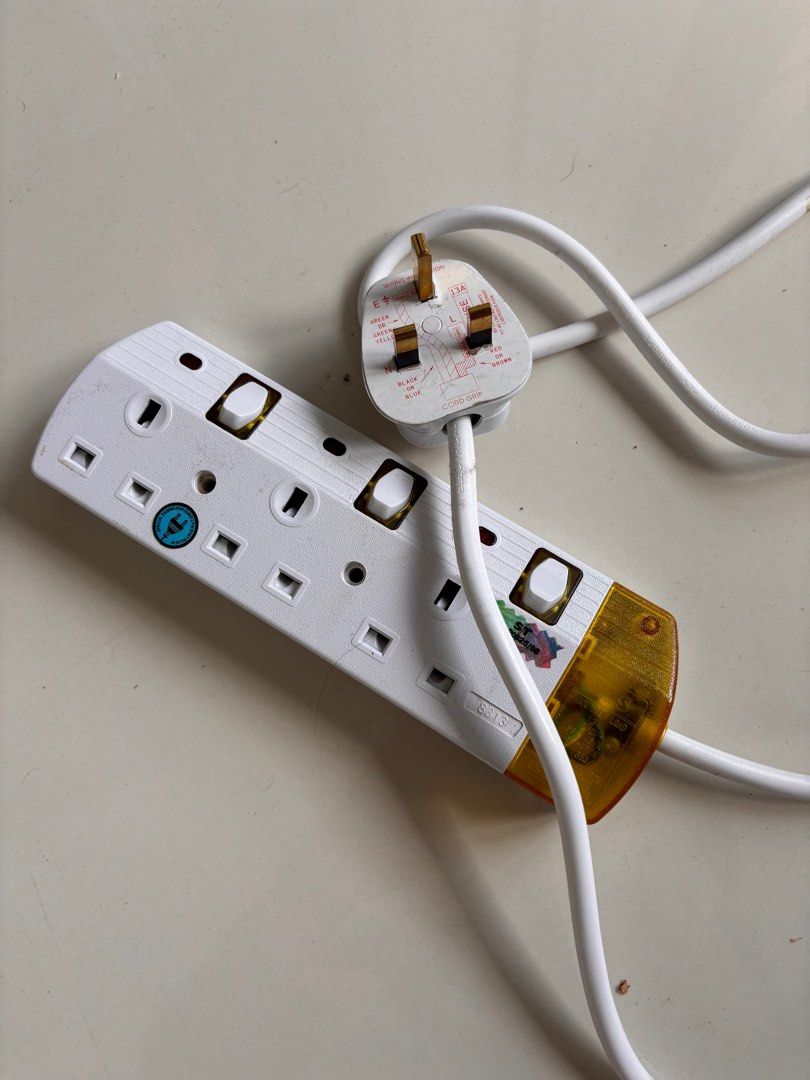 Extension cord, TV & Home Appliances, Electrical, Adaptors & Sockets on ...