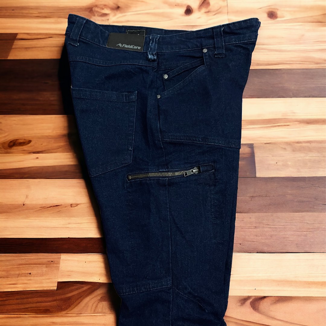 FIELDCORE STRETCH BIKER DENIM CARGO PANT, Men's Fashion, Bottoms ...