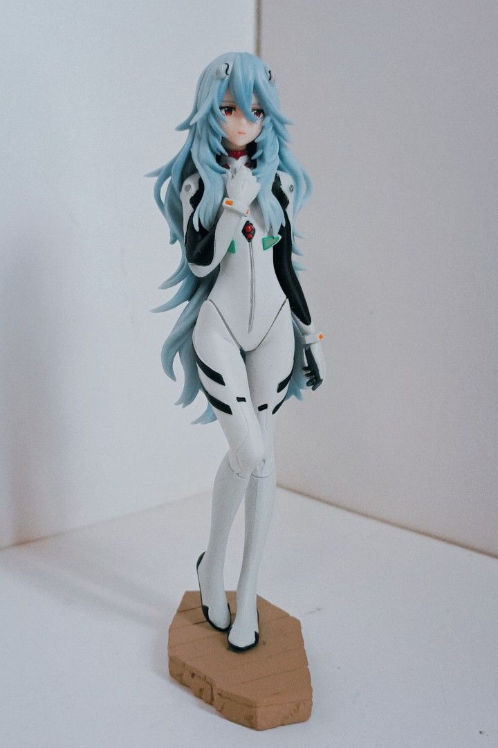 Figma EVA Evangelion 新世紀福音戰士 真希波 1/12 & Kaiyodo Rei Ayanami 海洋堂 綾波麗 連盒蛋, 興趣及遊戲, 玩具 & 遊戲類 - Carousell