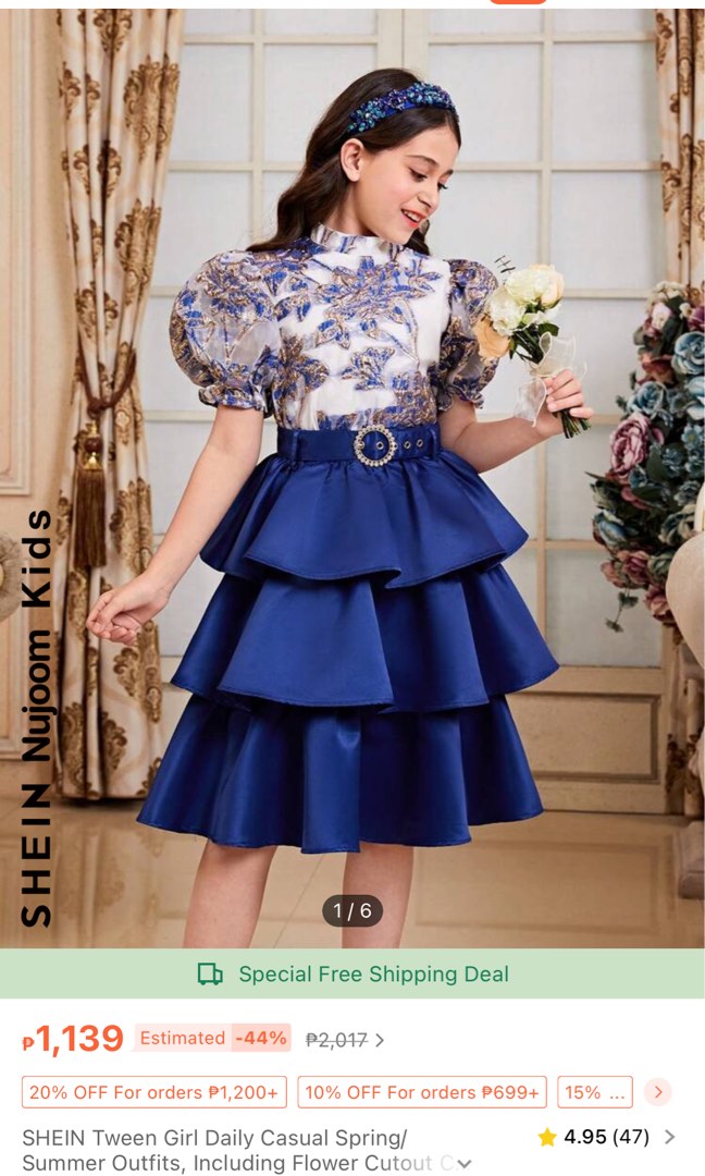 Formal/Semiformal/ Graduation Dress Kids Girls 10Y, Babies & Kids ...
