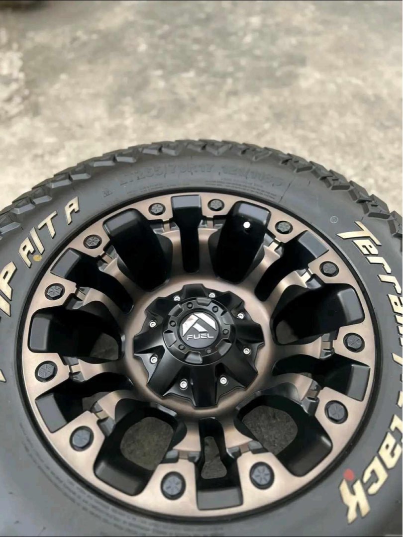 FUEL VAFOR MAGS AND TIRE R17, Car Parts & Accessories, Mags and Tires ...