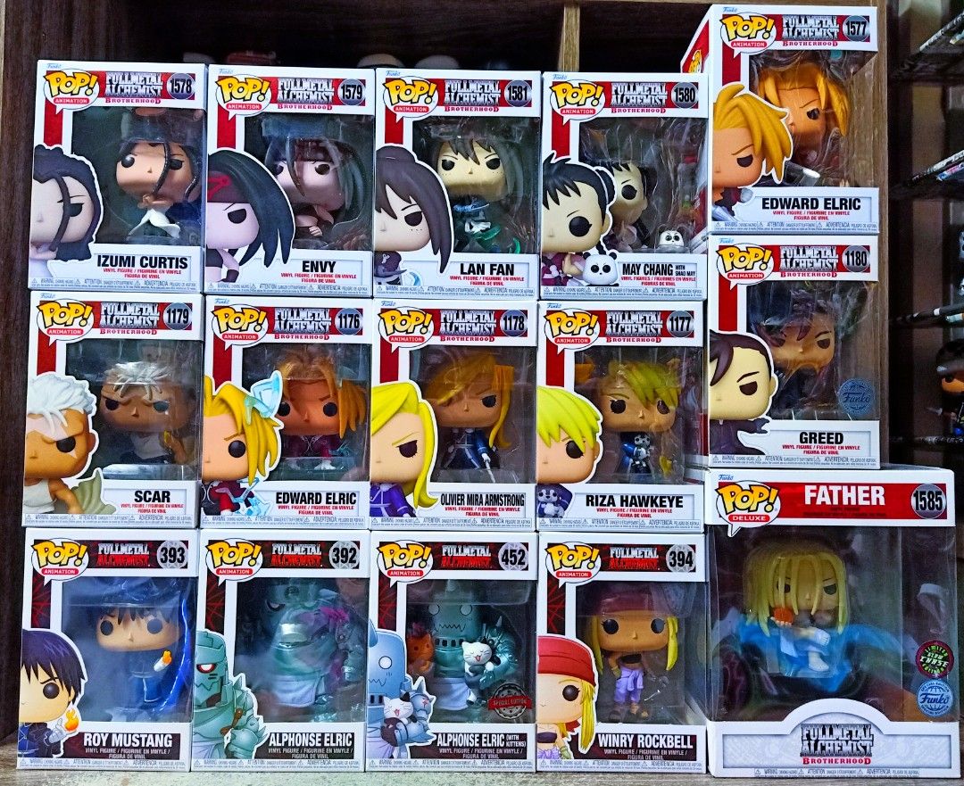 Fullmetal Alchemist Funko Pop, Hobbies & Toys, Toys & Games on Carousell