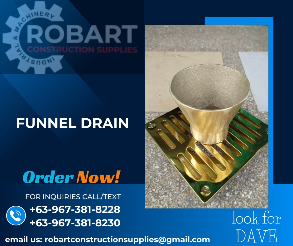 FUNNEL DRAIN, Commercial & Industrial, Construction Tools & Equipment ...