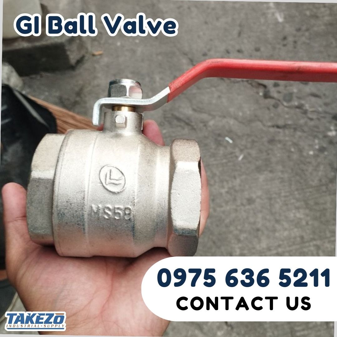 GI BALL VALVE, Commercial & Industrial, Construction Tools & Equipment ...