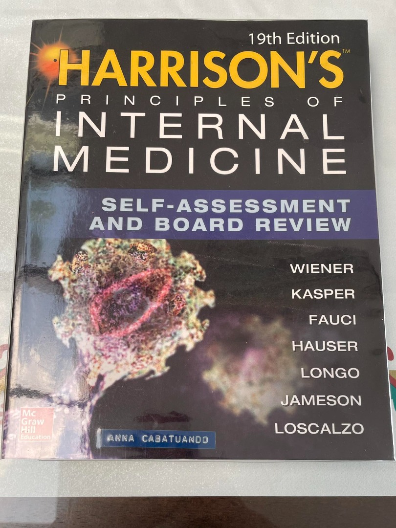 Harrison’s 19th Edition Self Assessment and Board Review, Hobbies ...