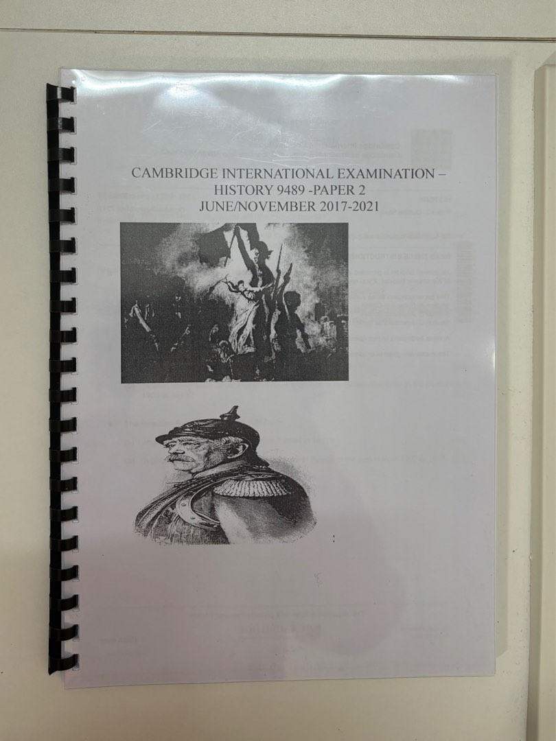 History A Level Past Years Paper 2,3,4 2017-2022, Hobbies & Toys, Books ...