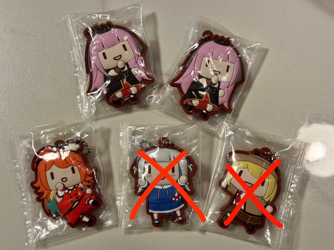 Hololive EN Smol Myth 扭蛋鎖匙扣Calliope,Watson,Kiara, 興趣及遊戲, 玩具 & 遊戲類 ...