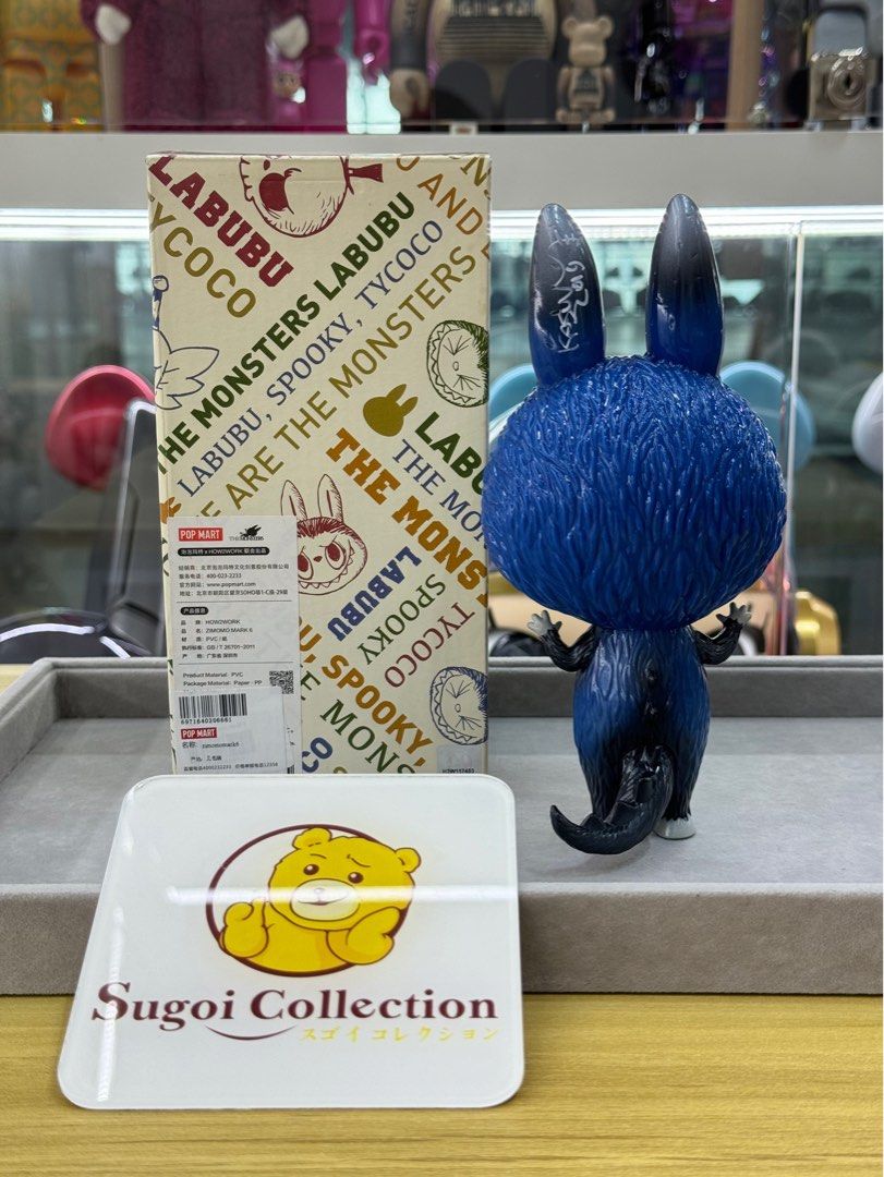[In Stock] Pop Mart x How2Work Zimomo Mark 6 Blue (Signed by Artist ...