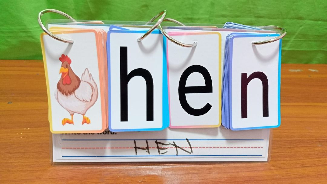 Interactive CVC Word Learning Kit for Kids (BUNDLE), Hobbies & Toys ...