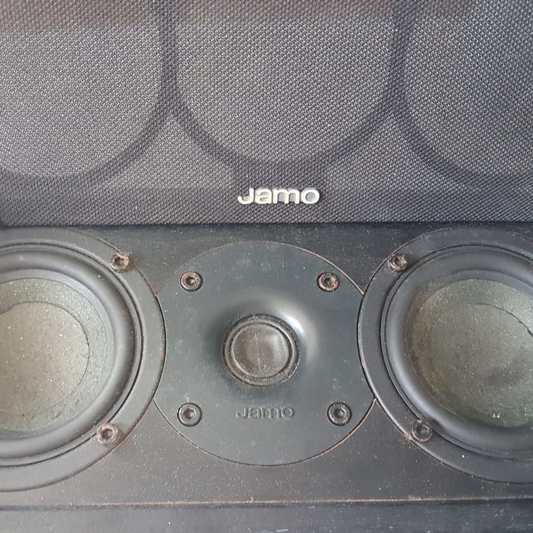 Original JAMO Loudspeaker, DENMARK, Model S41 CEN.1 Speaker System, Stereo 100 Watts, HiFi, One ...