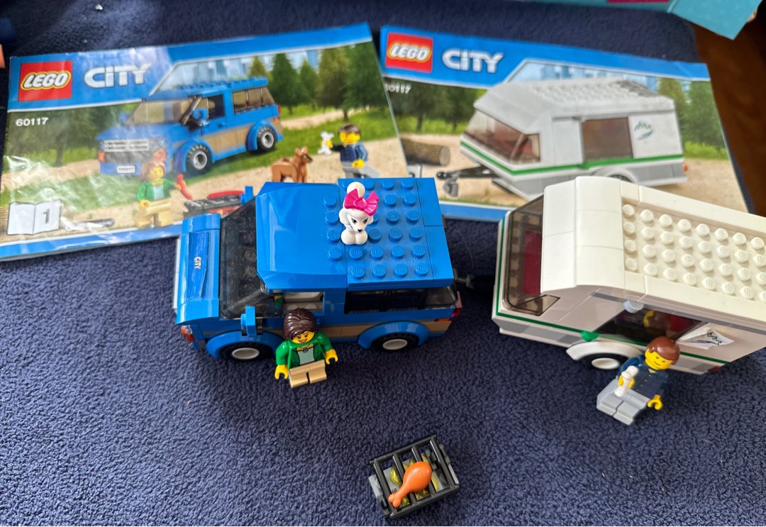 Lego city van and caravan, Hobbies & Toys, Toys & Games on Carousell