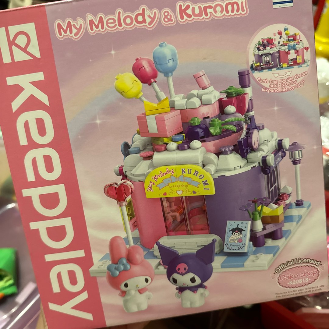 Lego Keeppley My Melody & Kuromi, Hobbies & Toys, Toys & Games on Carousell