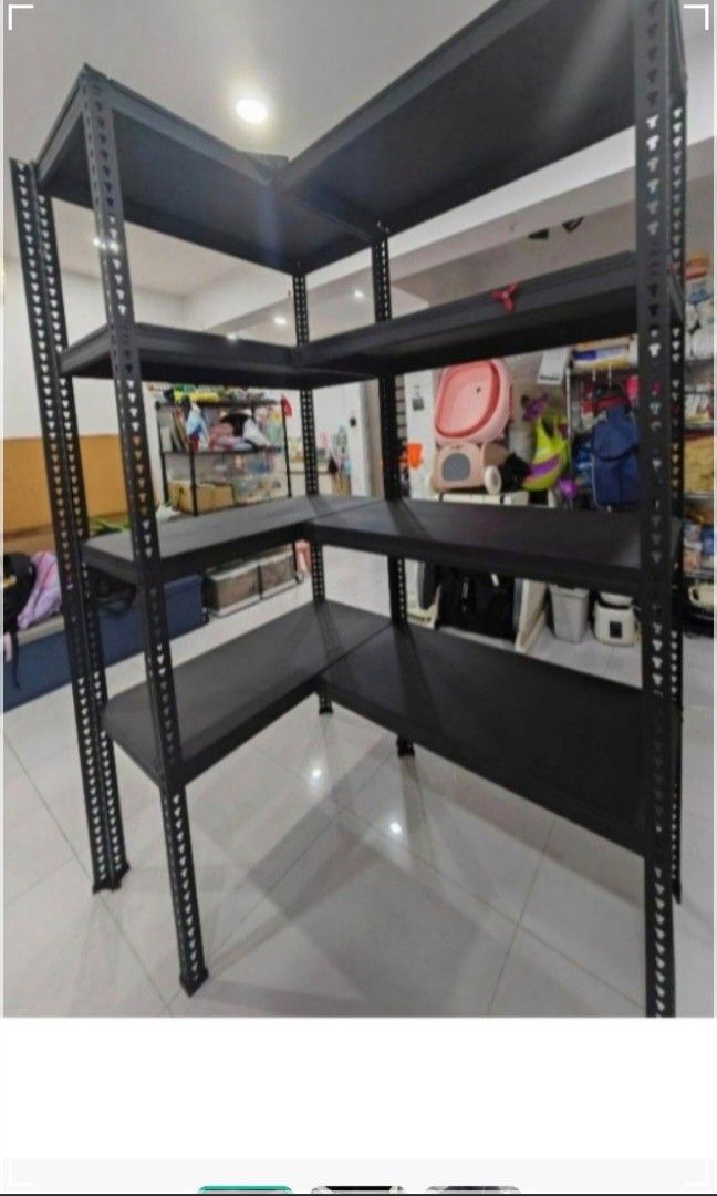 Like New Boltless Full Metal Storage Shelves Shelving Racks, Furniture ...