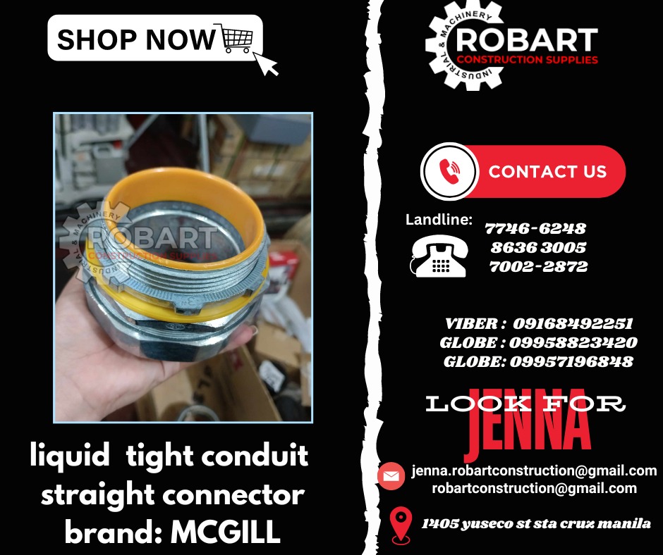 LIQUID TIGHT STRAIGHT CONNECTOR 3'', Commercial & Industrial ...
