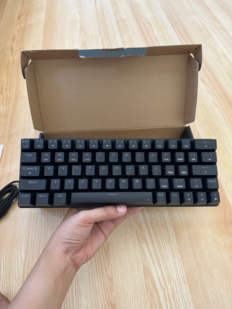 Red Dragon Jax 63-key Mechanical Keyboard (Blue Switch), Computers ...