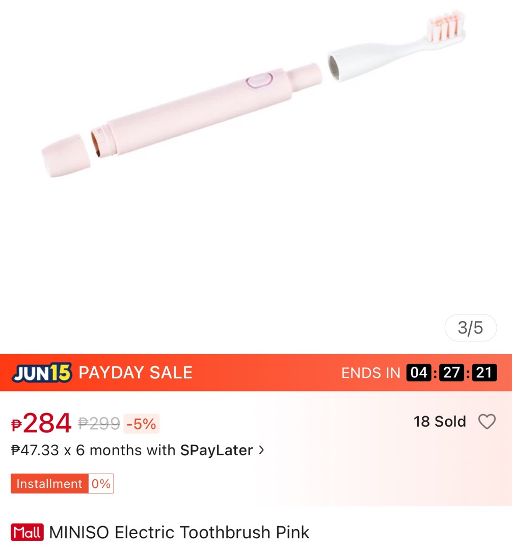 Miniso Electric Toothbrush ( See Info), Babies & Kids, Bathing ...