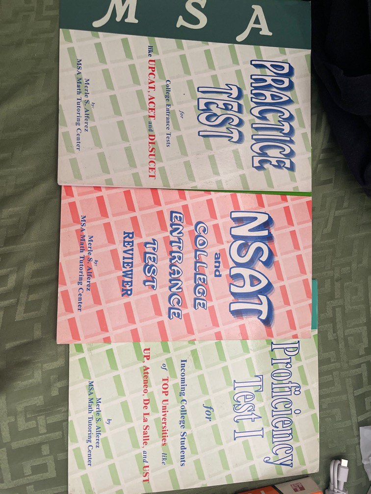 MSA PRACTICE TEST COLLEGE ENTRANCE EXAM, Hobbies & Toys, Books ...