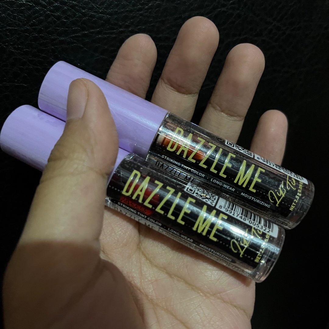 NEW Dazzle Me Ink-licious Lip Tint Rosie & Tippy Toe, Kesehatan ...