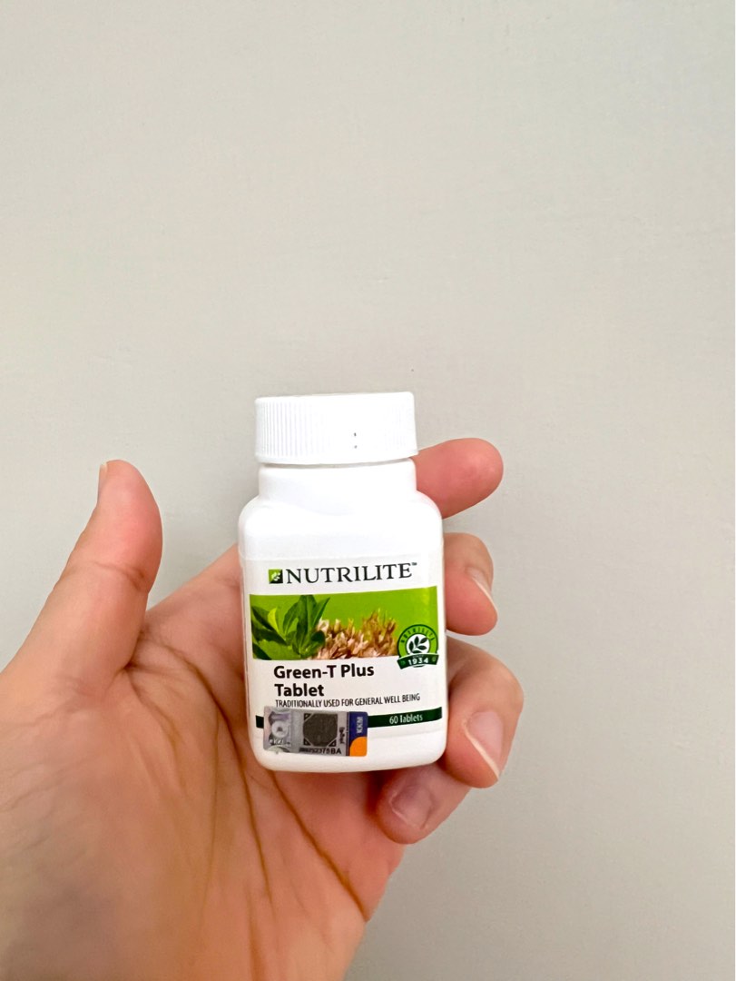 Nutrilite Amway Green T plus tablet, Health & Nutrition, Health ...