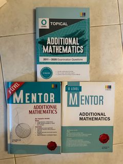 Additional Mathematics N(A) Level 2012-2021, Hobbies & Toys, Books ...