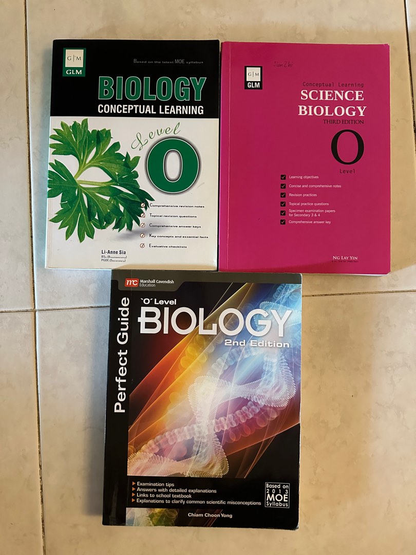 O Level Biology assessment books GLM perfect guide, Hobbies & Toys ...