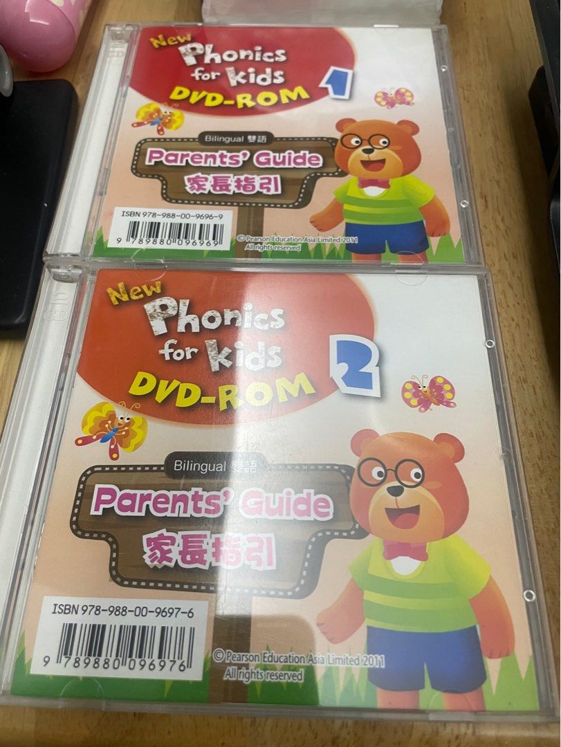 Pearson new phonics for kids dvd (parents’ guide) 1&2, 興趣及遊戲, 音樂、樂器 ...