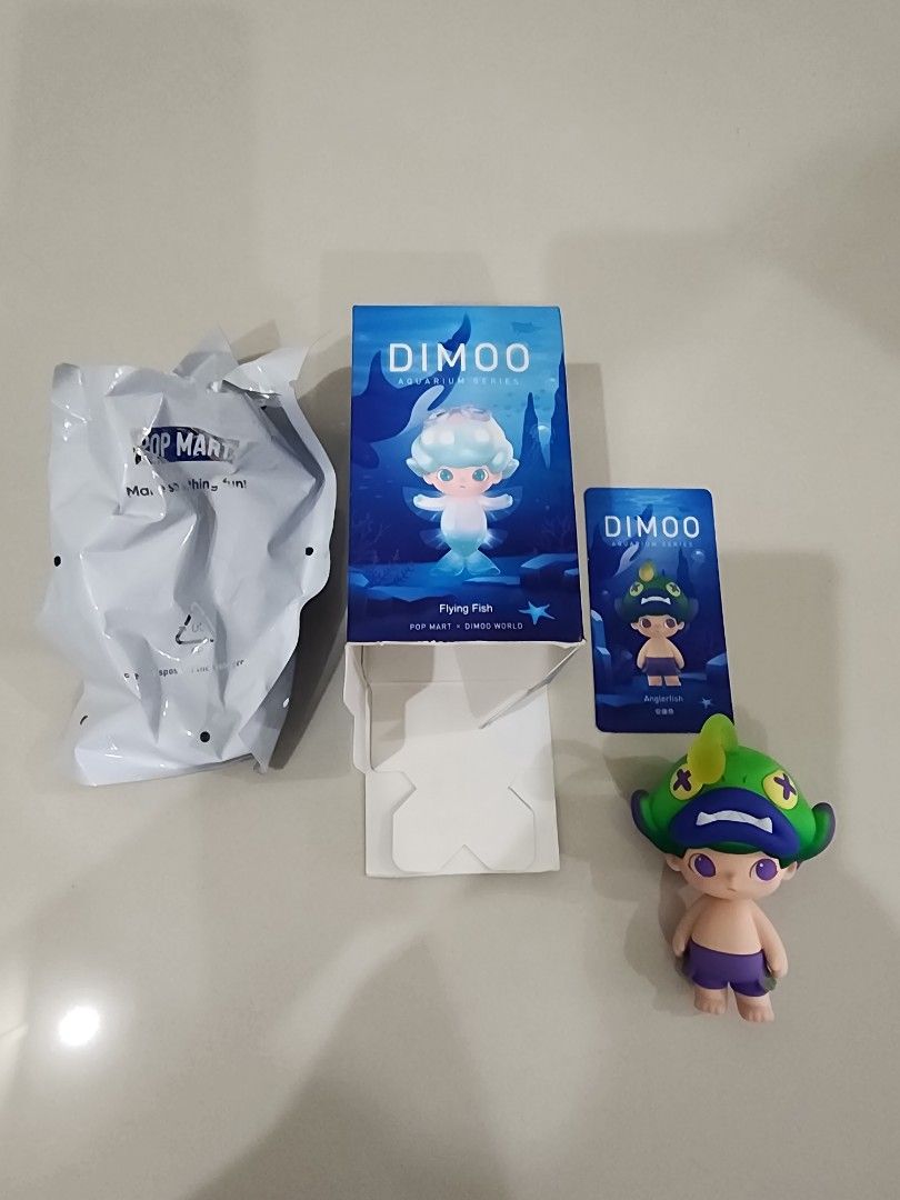 Popmart Dimoo Aquarium Anglerfish, Hobbies & Toys, Toys & Games on ...