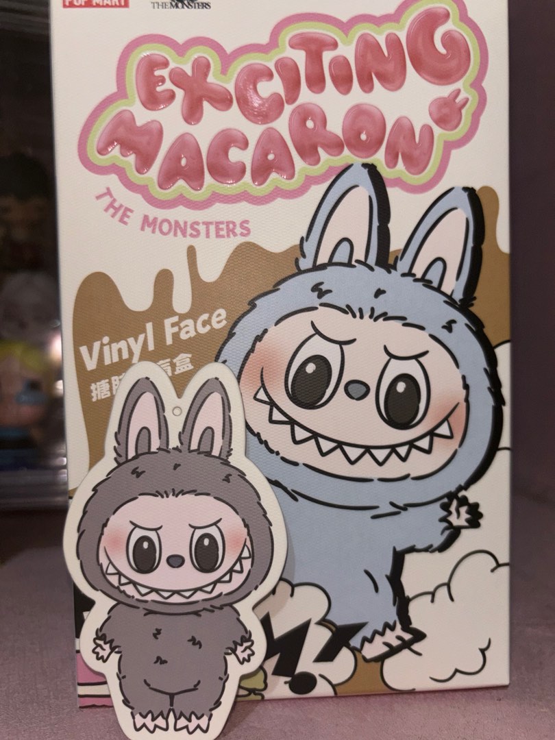 Popmart Labubu Exciting Macaron Sesame Bean, Hobbies & Toys, Toys ...