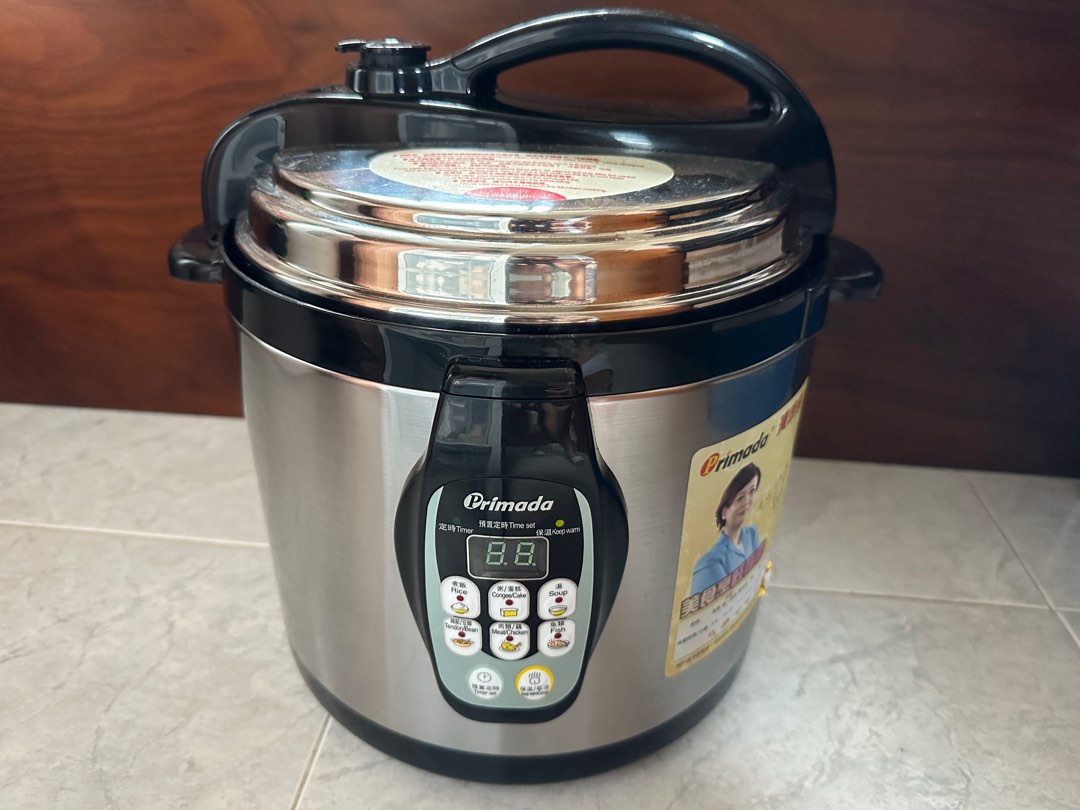 Primada Speedy Intelligent Pressure Cooker -6L 寶康達快速智能高壓煲、炆燒煱 -6公升 (PC ...