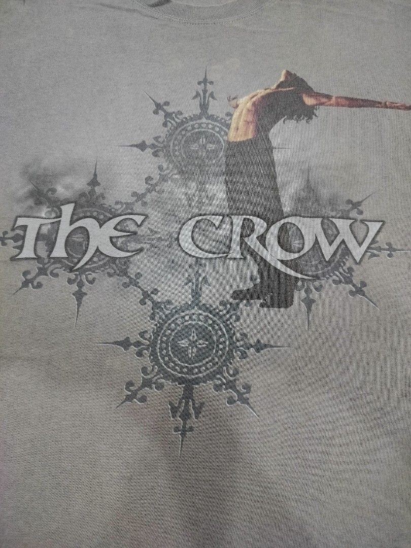 Rare Vintage Y2K Movie The Crow tshirt, Women's Fashion, Tops, Shirts ...
