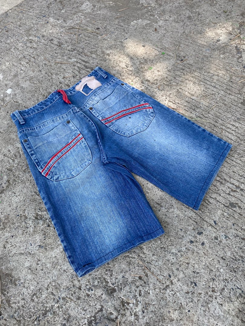 Raw Blue Denim Jorts, Men's Fashion, Bottoms, Jeans on Carousell