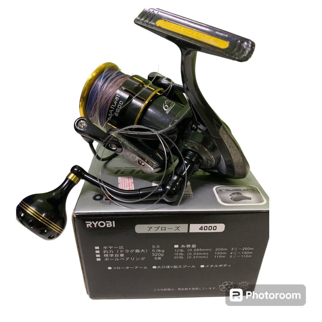 Ryobi Maturity 6000 Spinning Reels, Sports Equipment, Fishing on Carousell